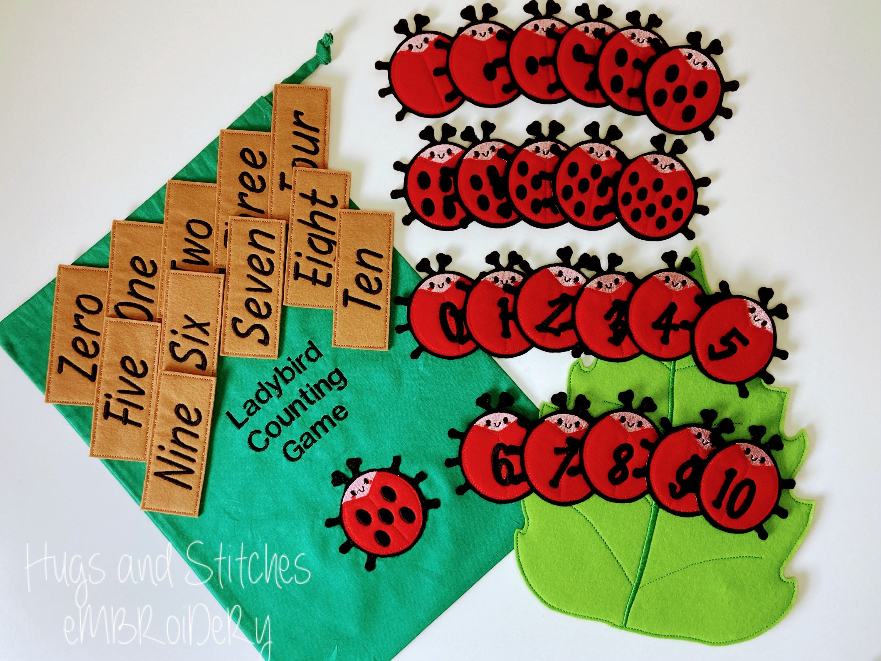 Puppets Teaching Aid Exclusive to Hugs and Stitches Embroidery 35 Piece ...