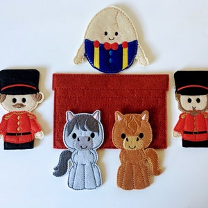 Humpty Dumpty Finger Puppet Set | Humpty Dumpty Sat on the Wall ...