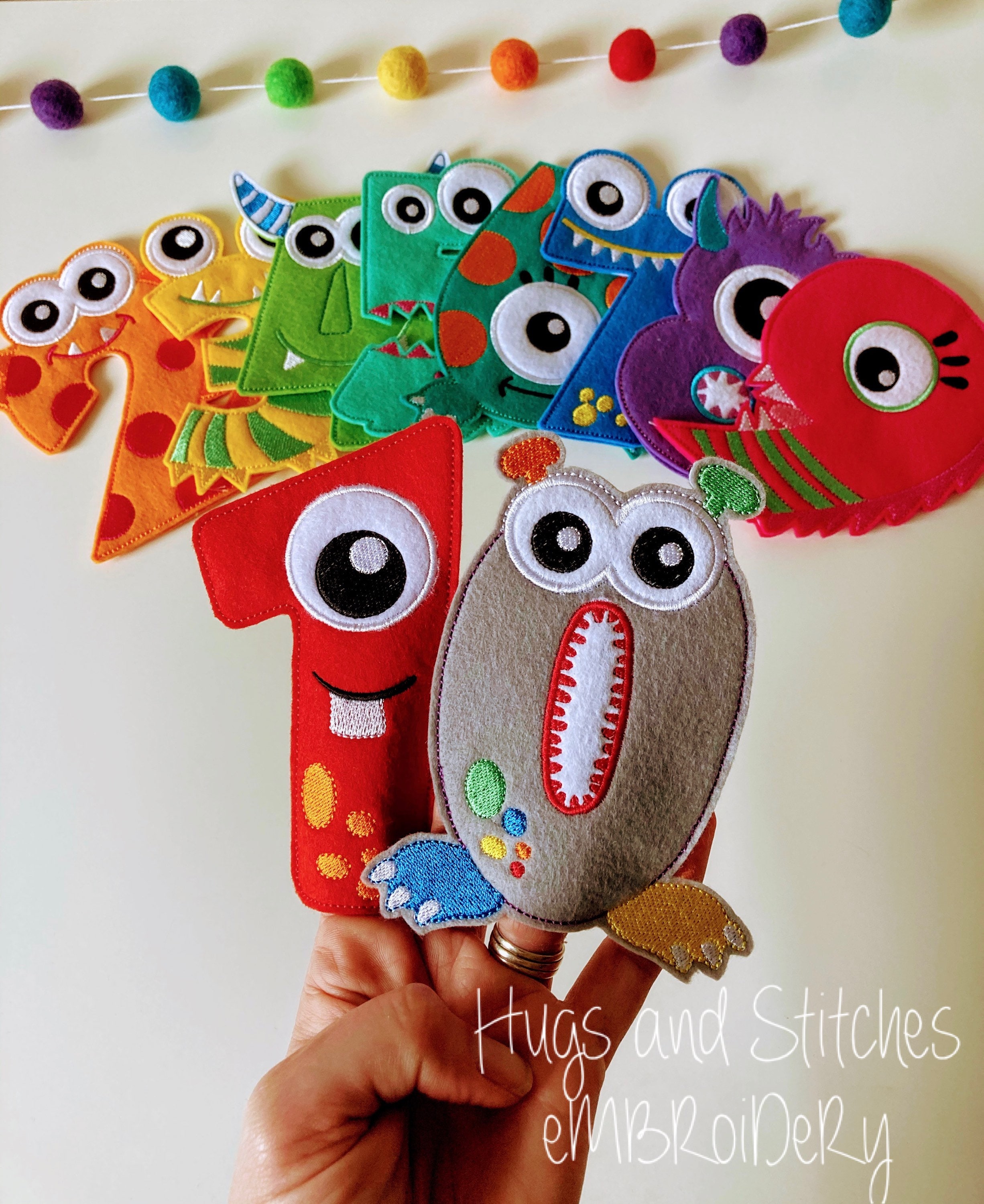 Monster Number Finger Puppets | Counting Aid | Number Finger Puppets ...