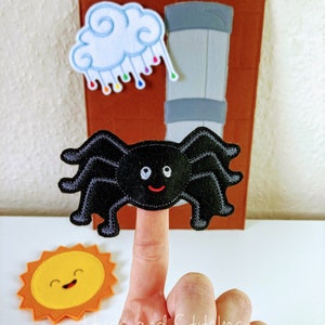 Incy Wincy Spider Finger Puppet Set | Nursery Rhyme Finger Puppets ...