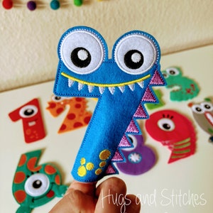 Monster Number Finger Puppets | Counting Aid | Number Finger Puppets ...