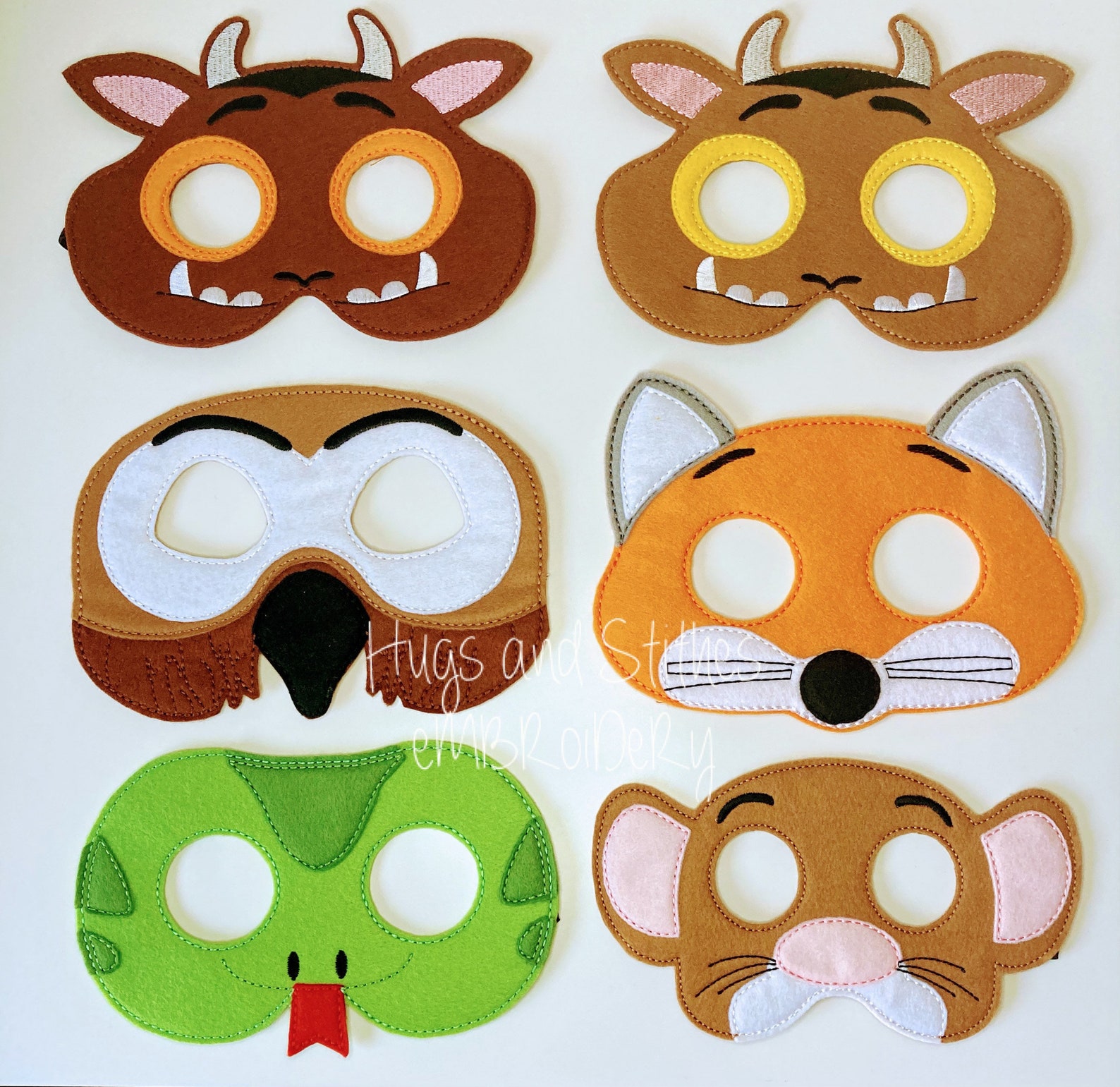 Animal Mask Gruffalo Mask Snake Mask Fox Mask Snake | Etsy