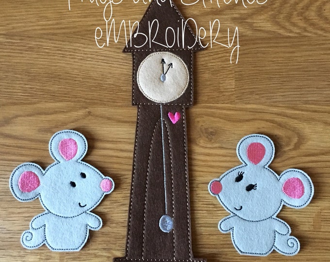 Hickory Dickory Dock Finger Puppets Nursery Rhyme Finger - Etsy