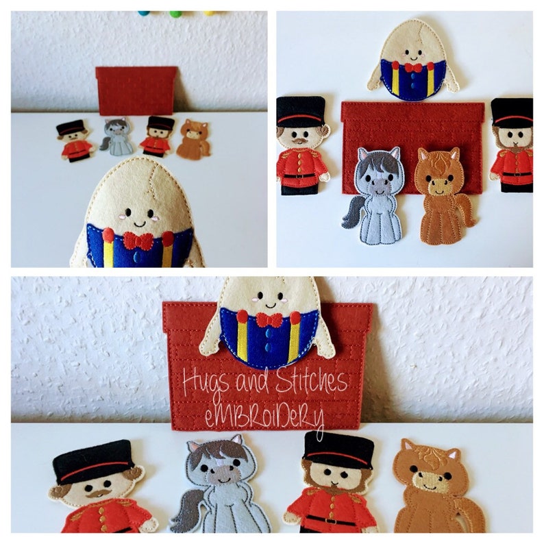 Humpty Dumpty Finger Puppet Set | Humpty Dumpty Sat on the Wall ...