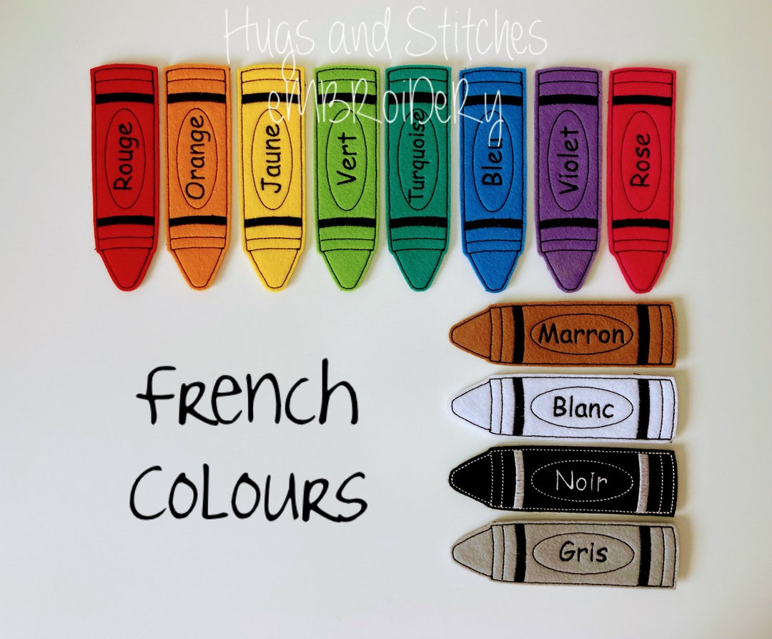 French Colours Finger Puppet Set | Teaching Aid | French Colours ...