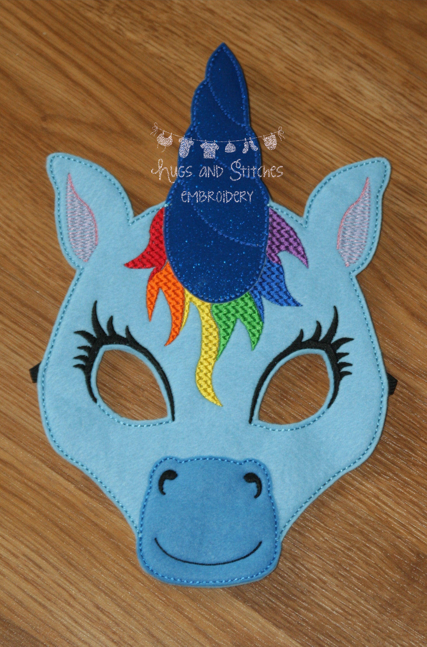 Máscara de Unicornio Unicorn Mask Arco iris Rainbow | Etsy