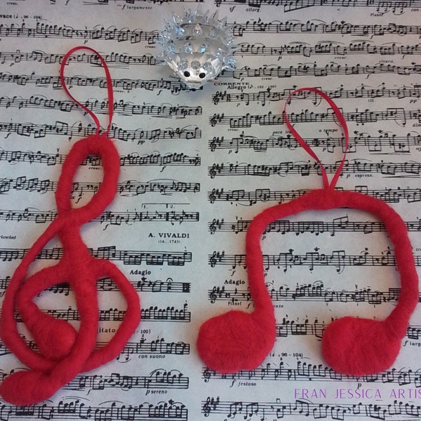 Felt Music Note - Etsy