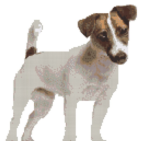 Jack Russell Cross Stitch Pattern - Etsy