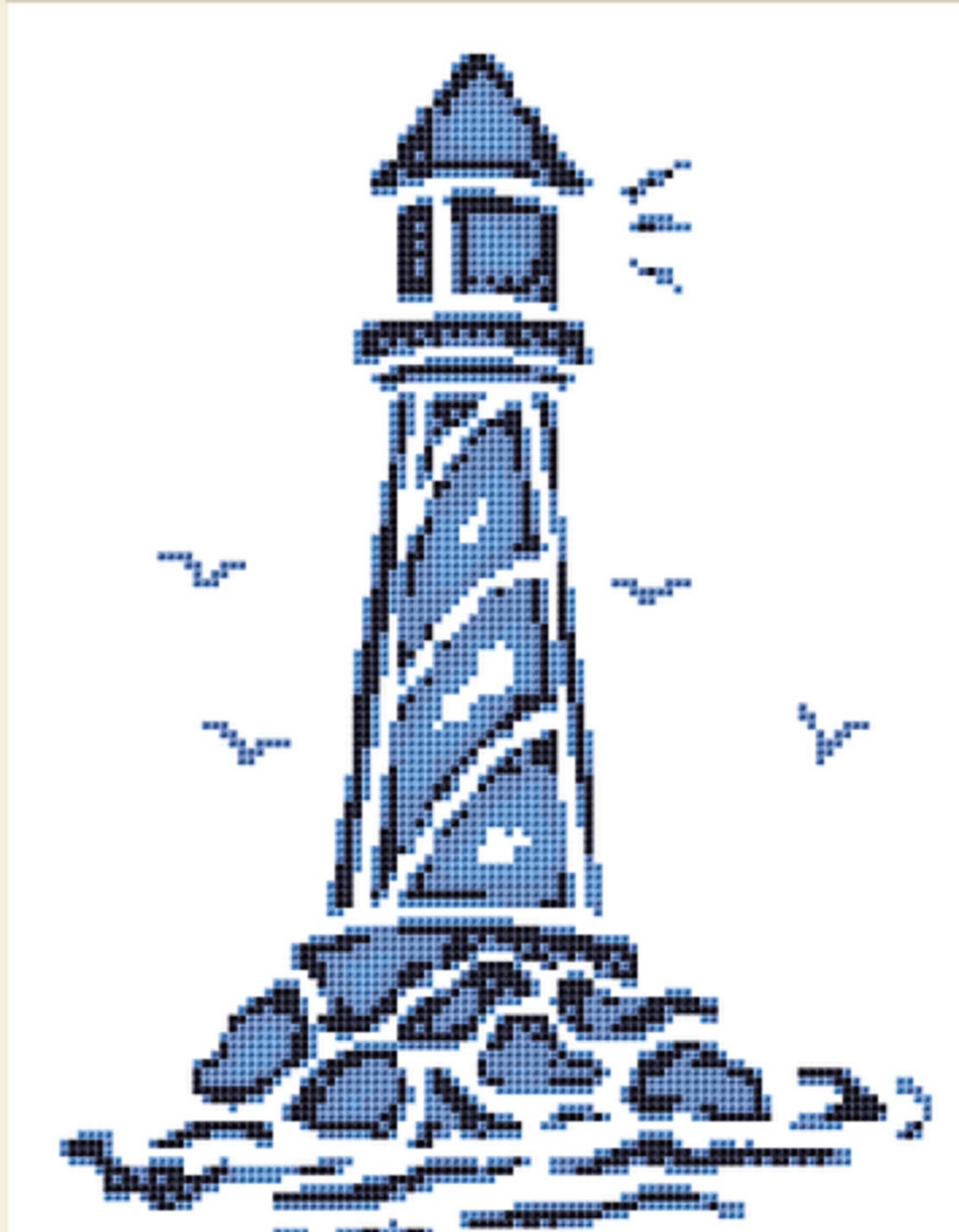 CROSS STITCH PDF Lighthouse Digital Download Pattern Only - Etsy
