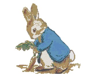 Peter Rabbit Cross Stitch | Etsy
