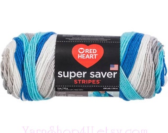 Red white and blue yarn | Etsy