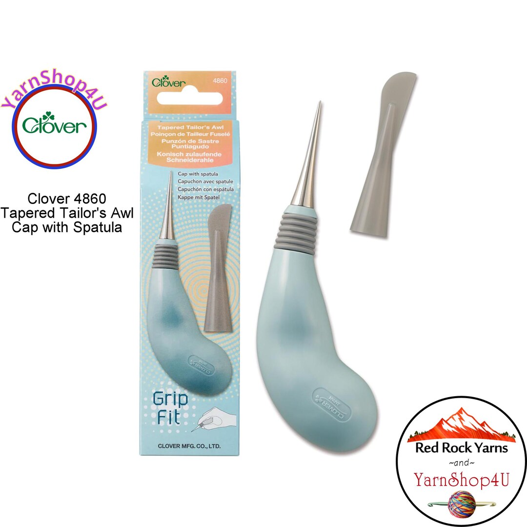 Grip Fit Awl With Cap and Spatula. for Pulling Out Stitches and Feeding ...