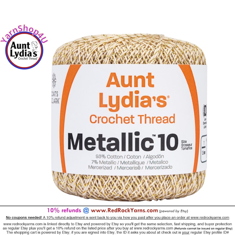 Metallic Yarn - Etsy