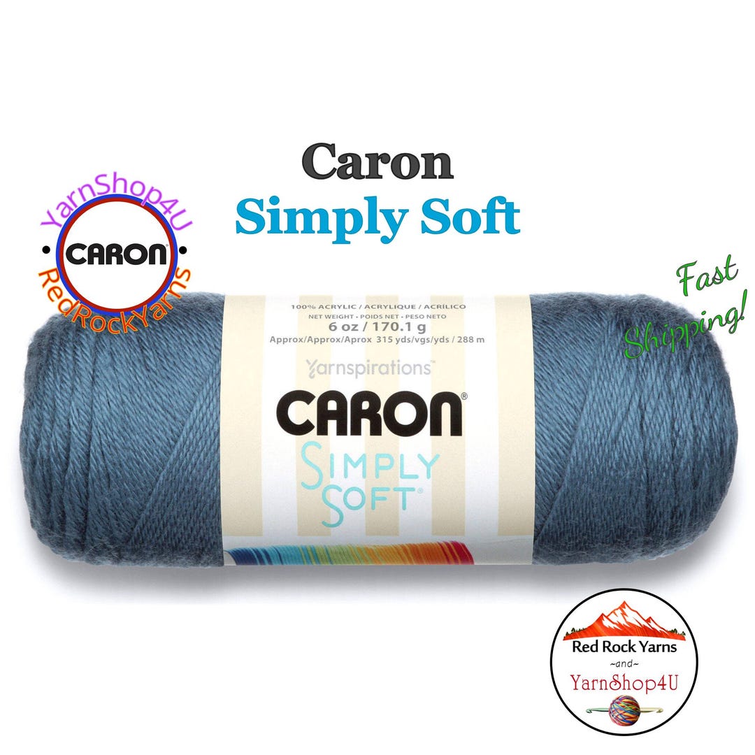 COUNTRY BLUE - Caron Simply Soft 6oz / 315yds (170g / 288m) 100% ...