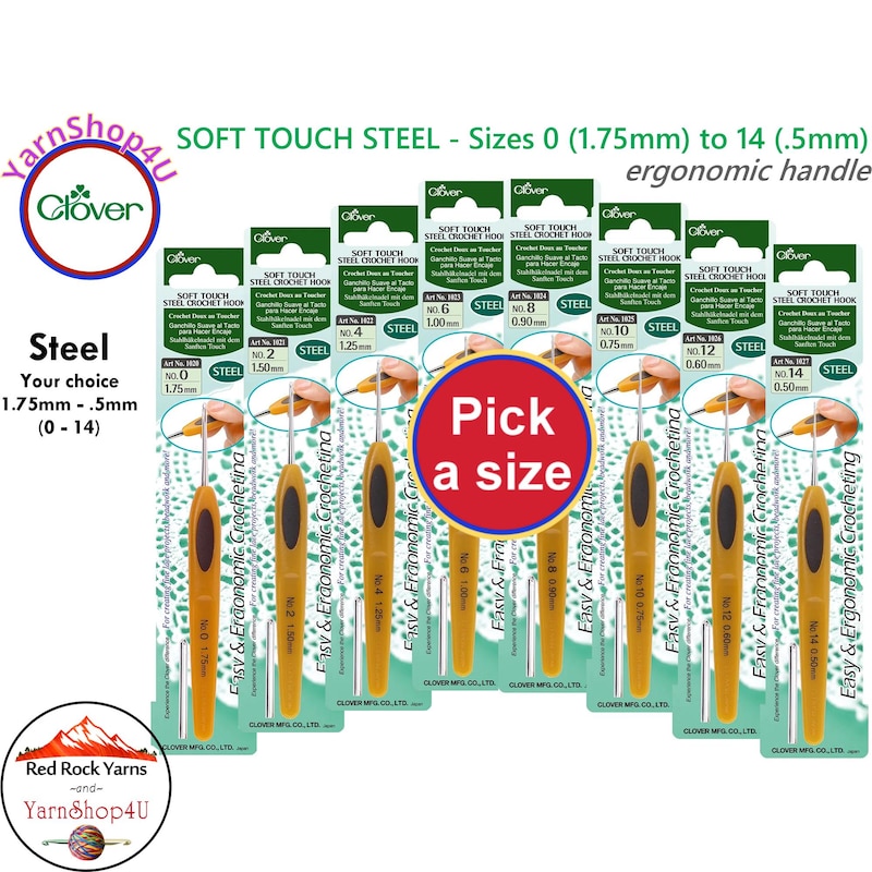 Crochet Thread Hook Set - Etsy