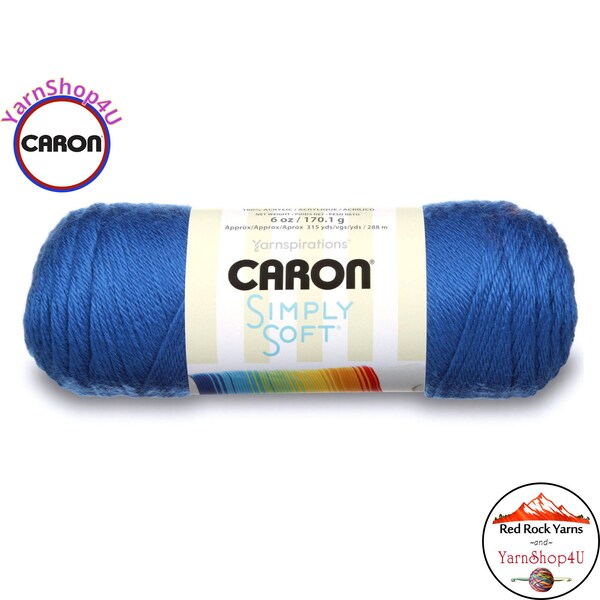 Royal Blue Acrylic Yarn - Etsy