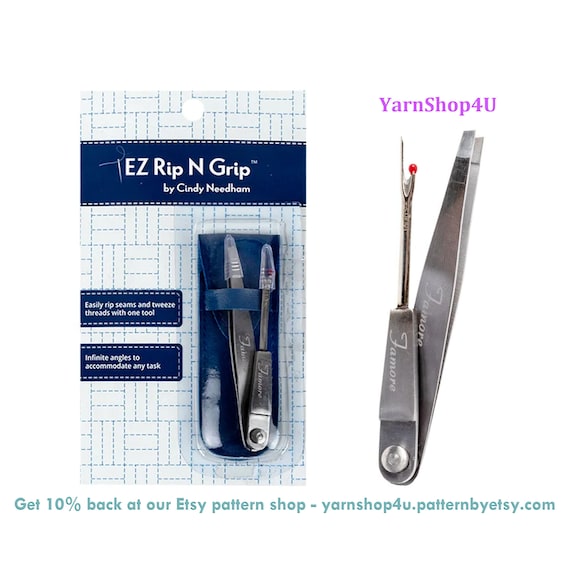 EZ Rip N Grip Tweezer/ Seam Ripper Combo. by Famore Cutlery | Etsy