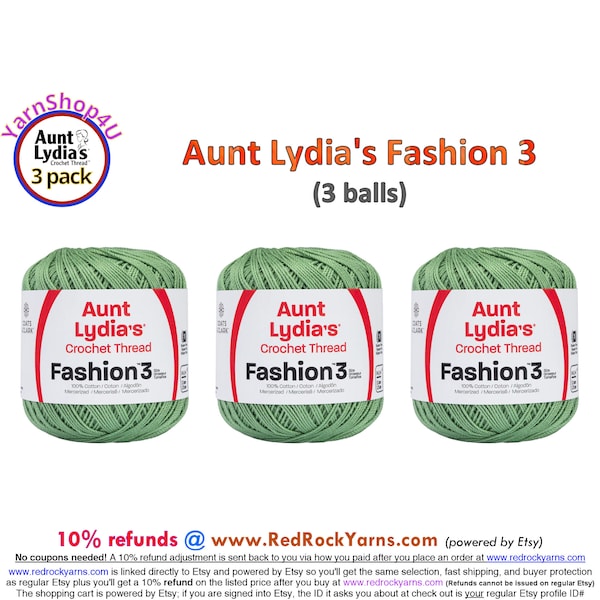 Crochet Thread Size 3 - Etsy