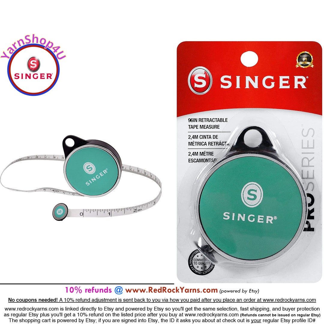 Singer Proseries Retractable Pocket Tape Measure 96" Teal #50003 - Etsy