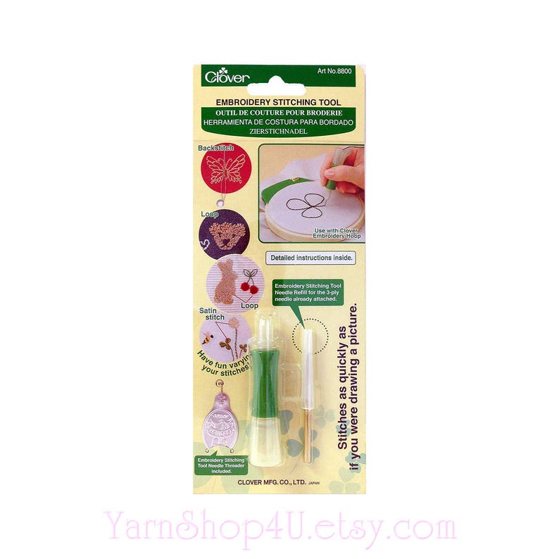 Clover Embroidery Stitching Tool for Punch Needle art. For | Etsy