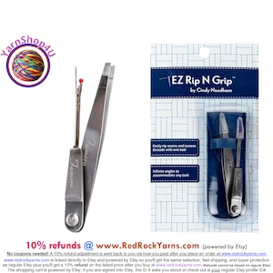 EZ Rip N Grip Tweezer/ Seam Ripper Combo. by Famore Cutlery and Cindy ...