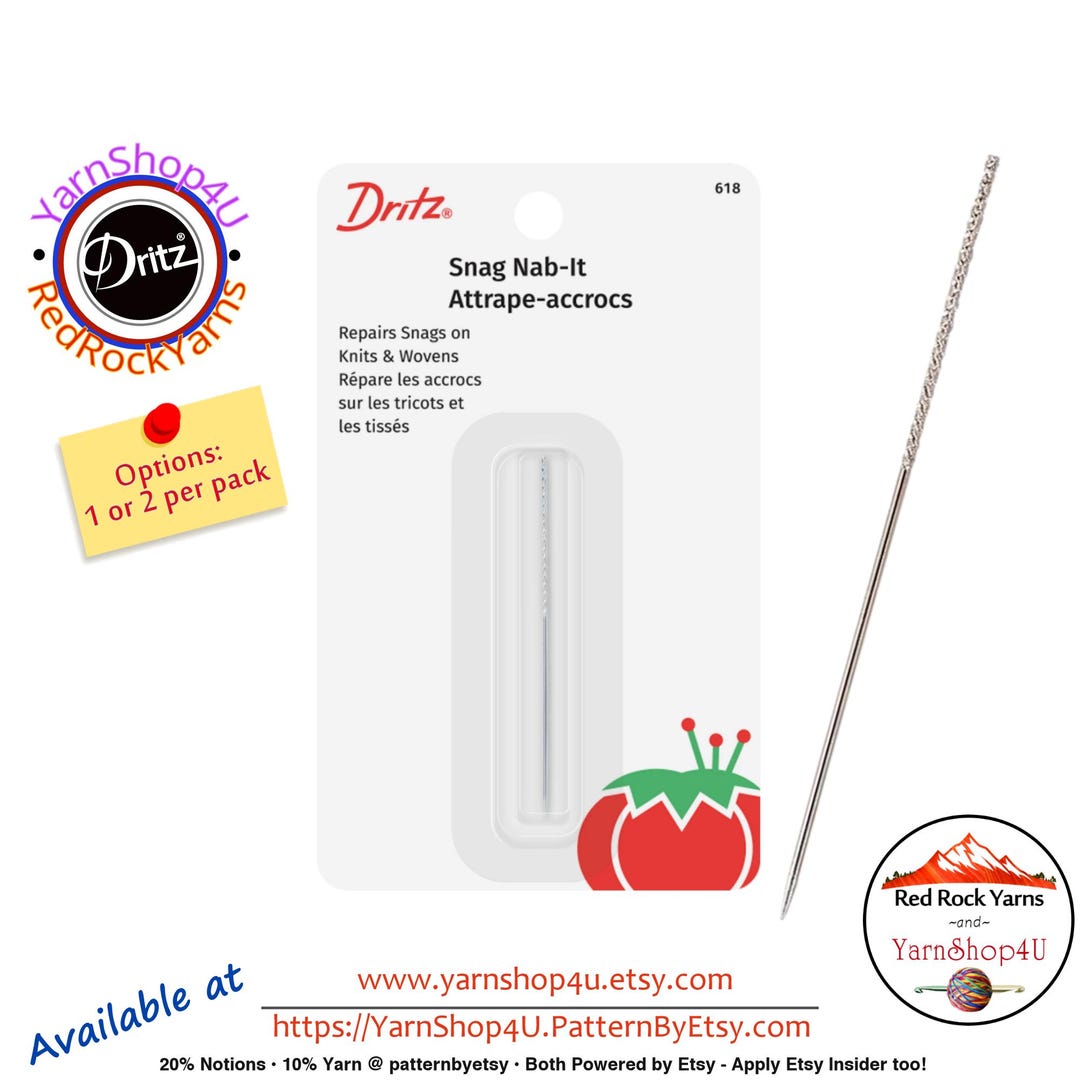 Snag Nab It Tool by Dritz. (get 1 Pack or 2!) Use to Fix Snags in Knits ...