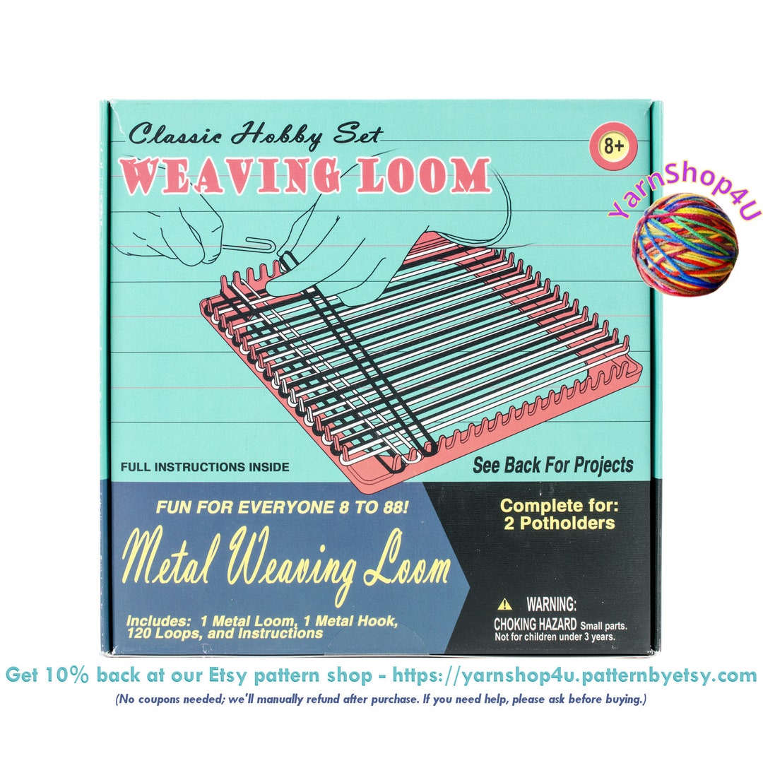 Retro Metal Weaving Loom. Includes 7 Metal Loom 1 Metal - Etsy