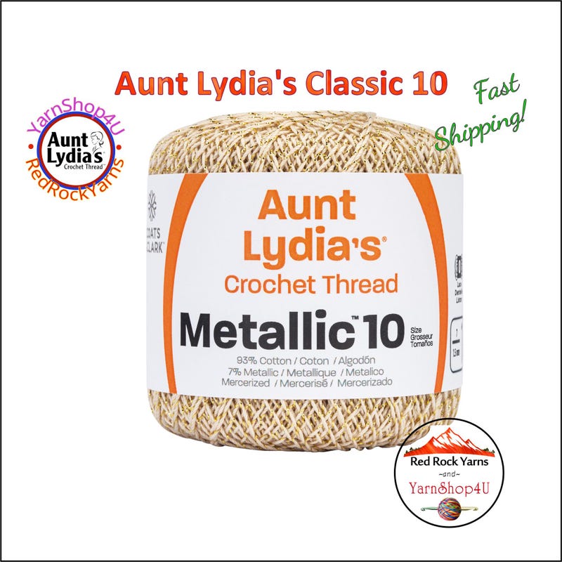 Gold Metallic Yarn - Etsy