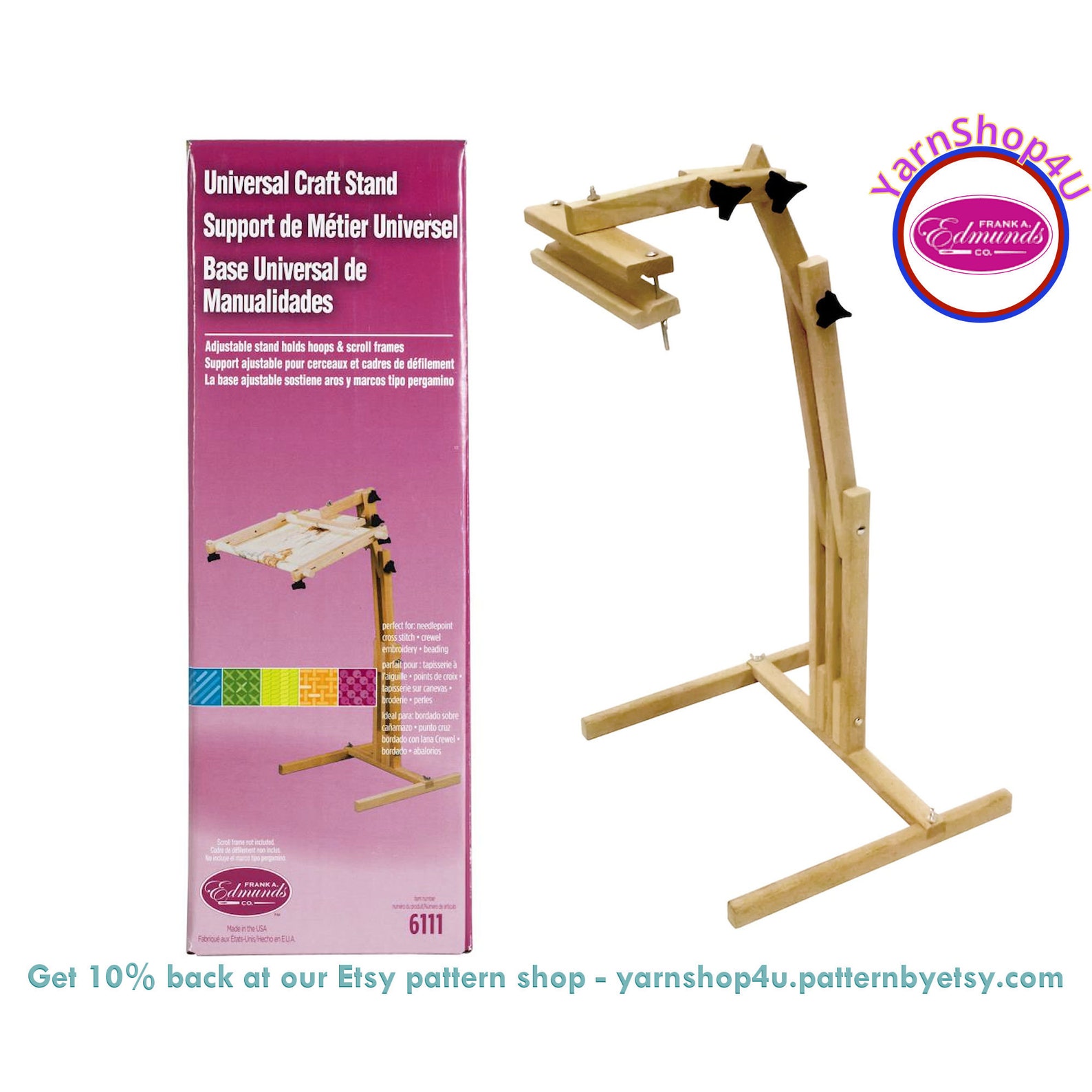 Universal Craft Stand. Frank Edmunds Wood Floor Stand for - Etsy