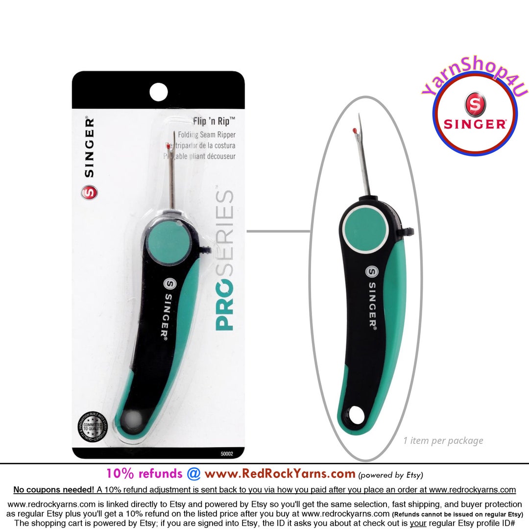 Singer Proseries Folding Seam Ripper - This "flip 'n Rip" Seam Ripper ...