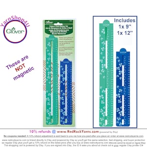 Knit & Crochet Pattern Chart Marker Set. Helps Keeps Your Place on ...