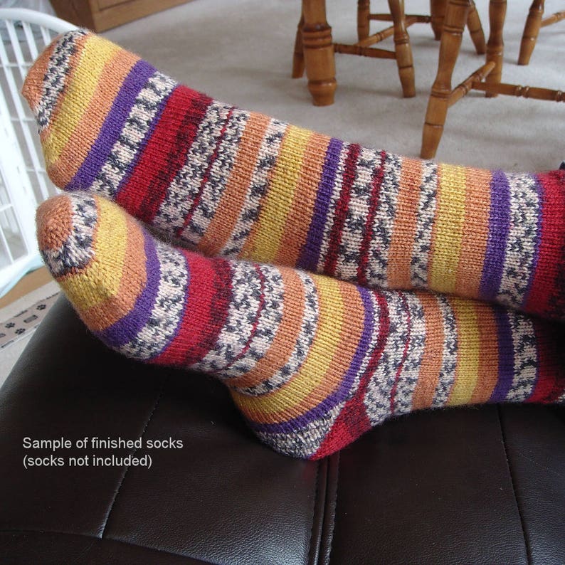 SUNSET STRIPES Patons Kroy Socks Yarn is 1.75oz 166yds - Etsy