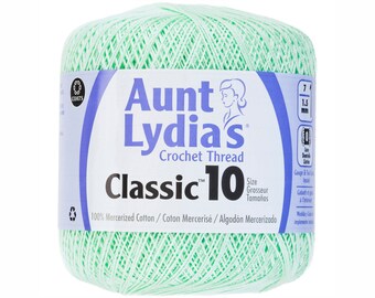 Green Crochet Thread | Etsy