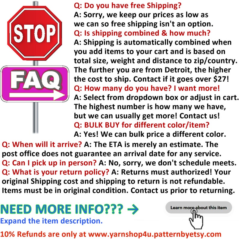 MONET MULTI Aunt Lydia's Classic 10 Crochet Thread. - Etsy