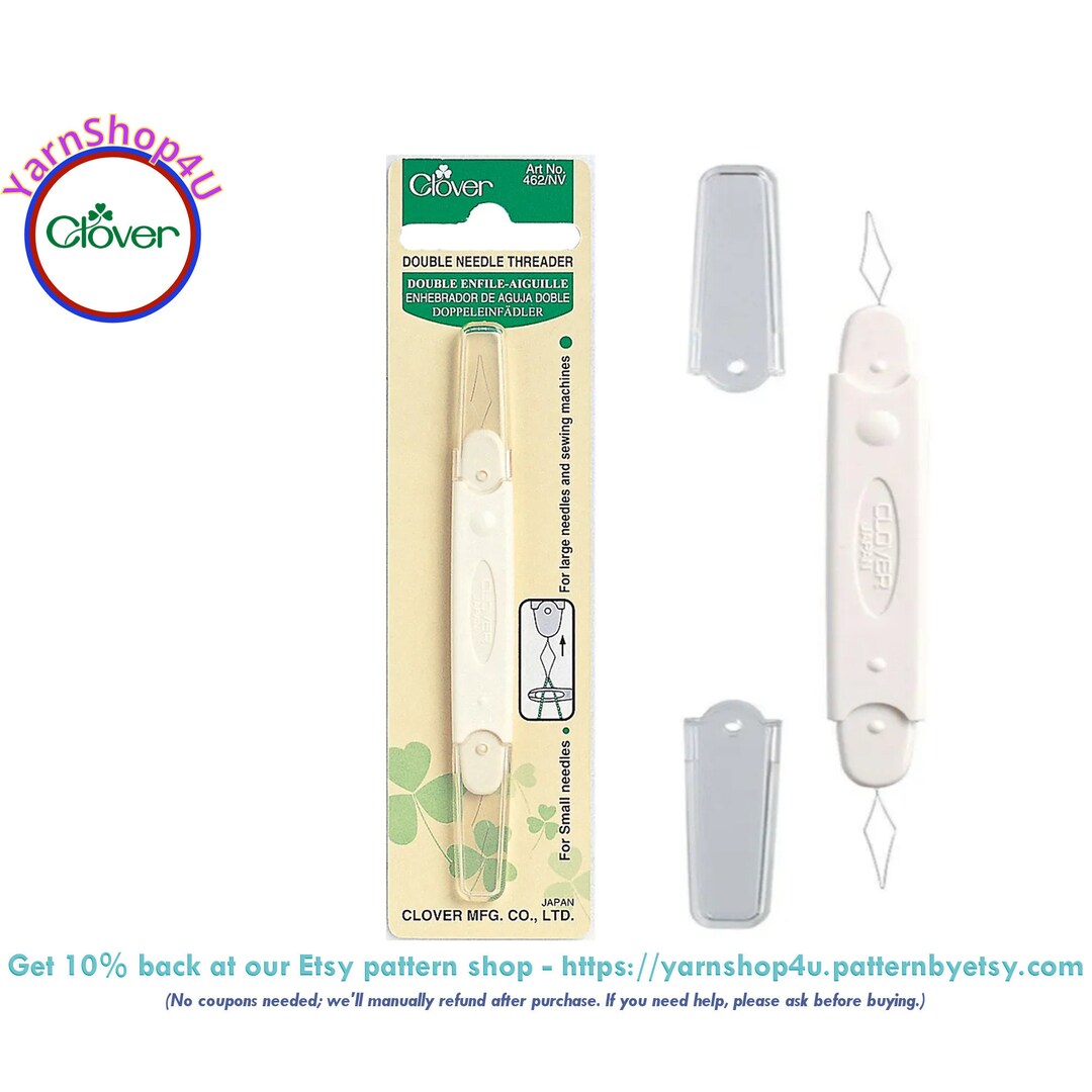 Double Needle Threader. Thin Wire Threader With a Small End - Etsy