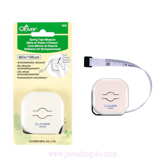 Clover Spring Tape Measure. White shiro Tape - Etsy