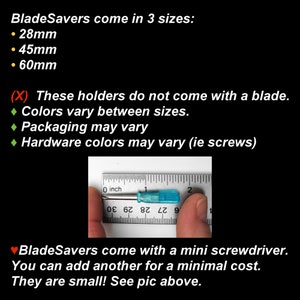Bladesaver Thread Cutter - Repurpose Your Old 45mm Rotary Blades (45mm ...
