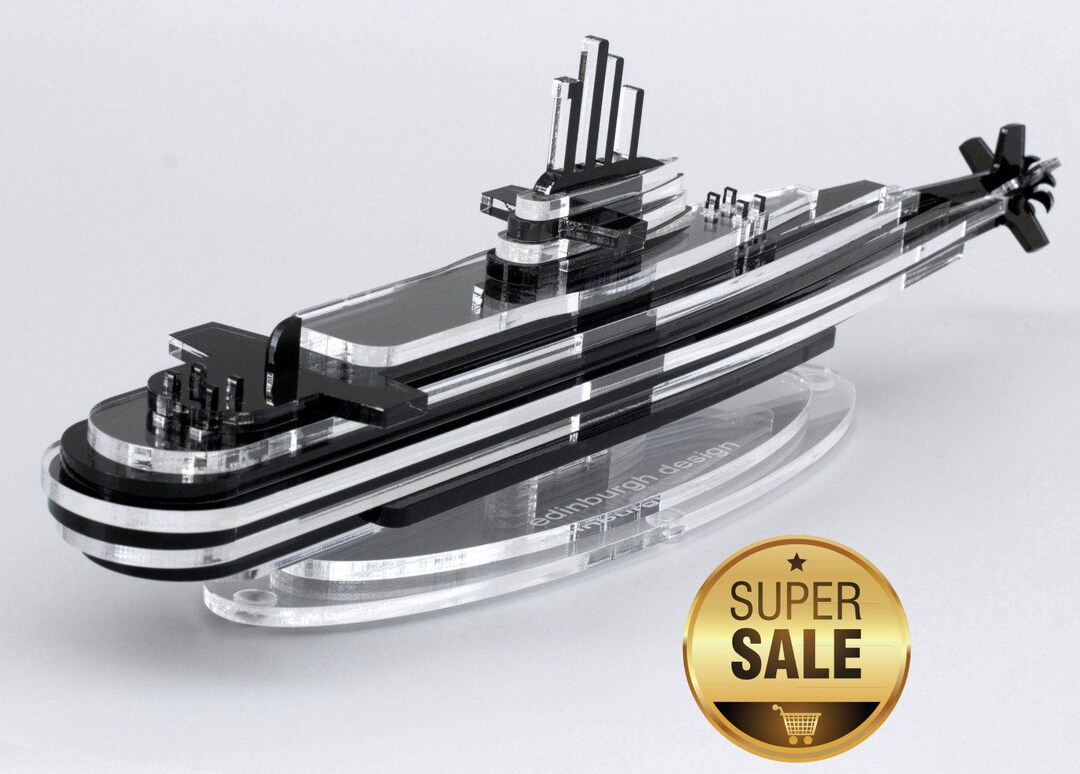 Miniature Submarine Sculpture - Unique Ocean-themed Desk Decoration - Etsy