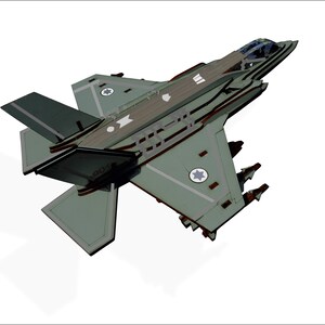 F-35 Falcon Airplane DIY Kit - Etsy