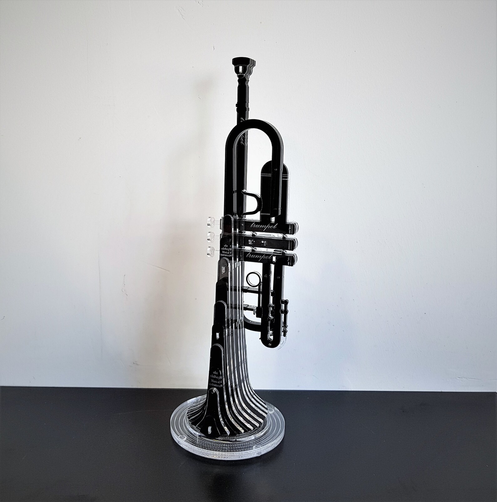 Trumpet Sculpture Classical Music Art - Etsy