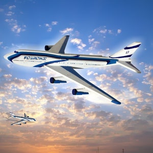 Boeing 747 DIY Kit Airplane Model - Etsy