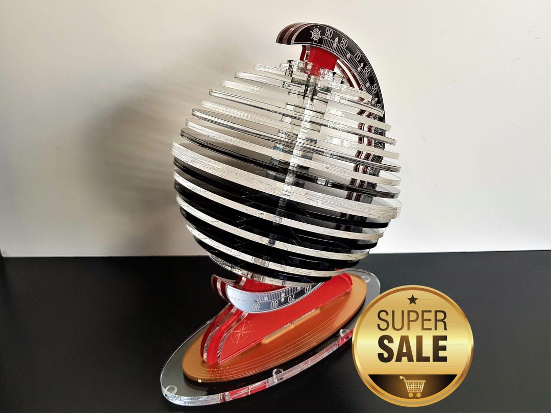 Personalized World Globe Sculpture - Etsy