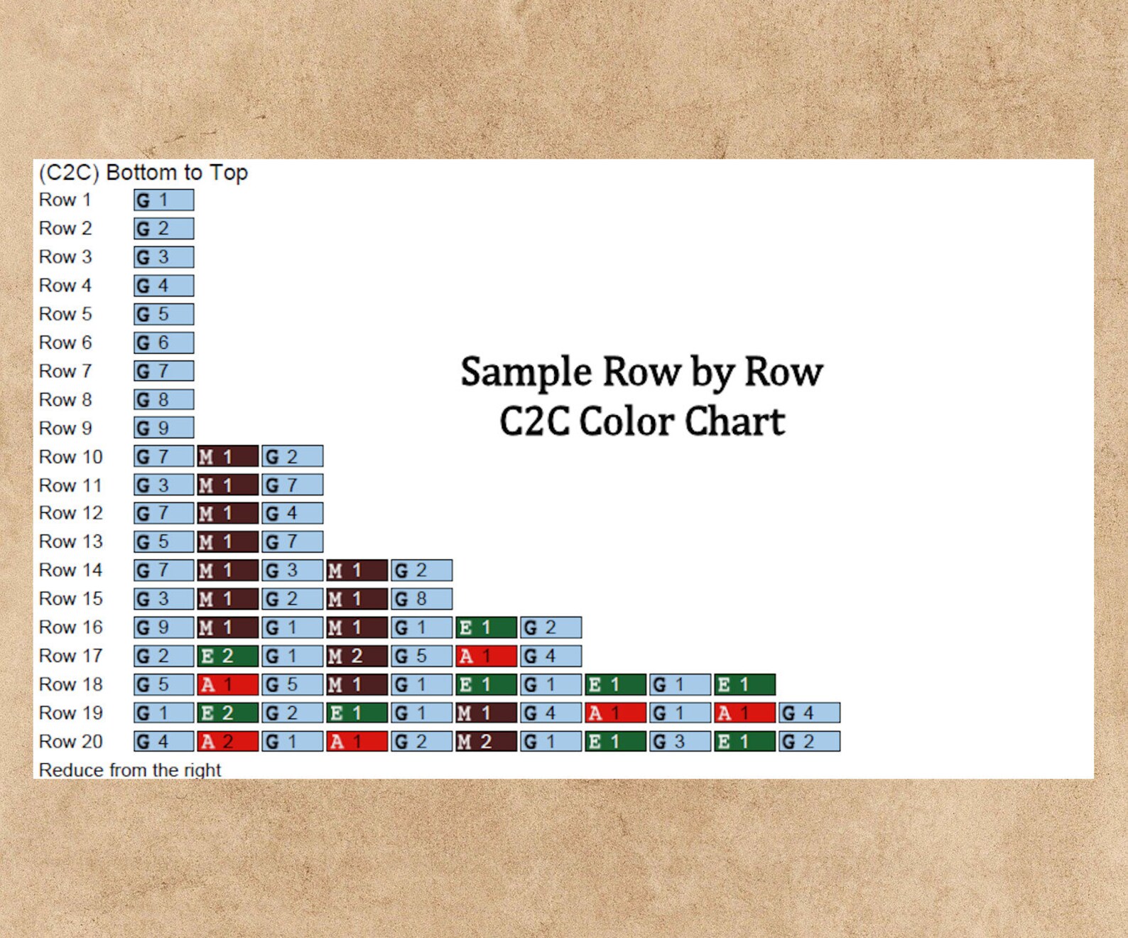 Small Stop Sign 40x40 Crochet Pattern C2C SC Single | Etsy