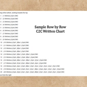 Small Stop Sign 40x40 Crochet Pattern C2C SC Single | Etsy