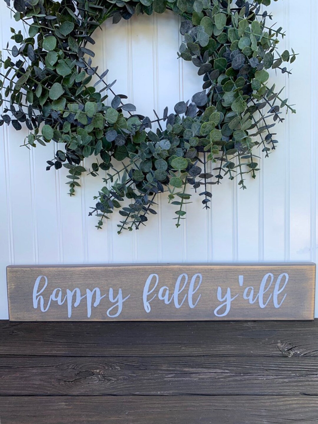 Happy Fall Y'all Wooden Sign || | Fall Sign, Fall Decor, Thanksgiving ...