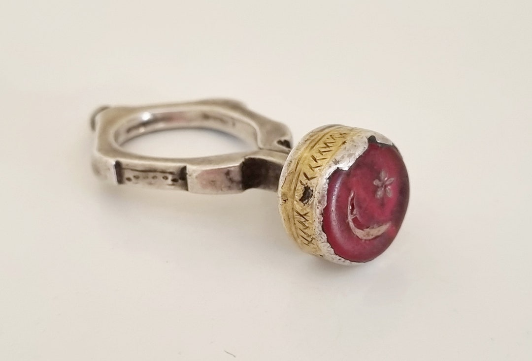 Old Yemen High Grade Silver Hajj Ring Bishariya Tribe Ring - Etsy Australia