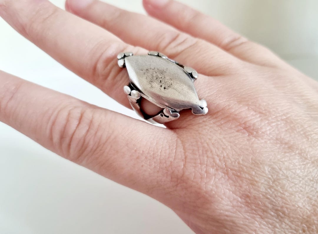 West Africa - Old Fulani/tuareg High Grade Silver Ring From Mali ...