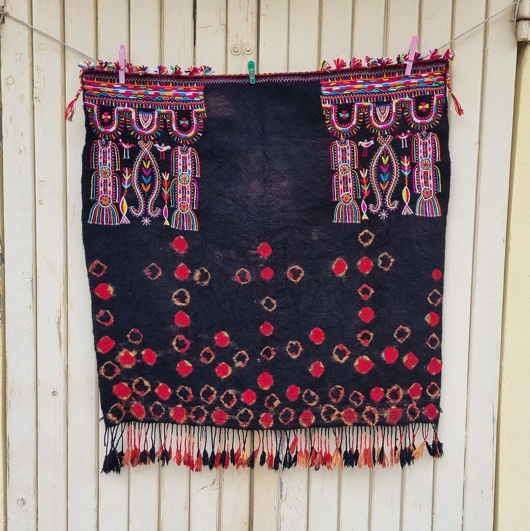 Tunisia - Berber Pure Wool Wedding Shawl Called Tajira From Matmata ...