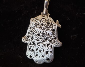 Tunisia Antique Berber High Grade Silver dent De Chameau Khamsa 2 ...