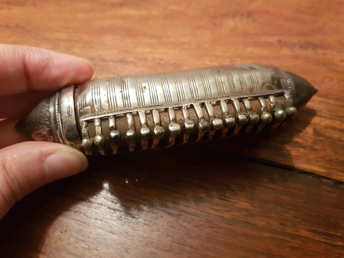 Antique South Indian high grade silver openable Prayer Box | Etsy